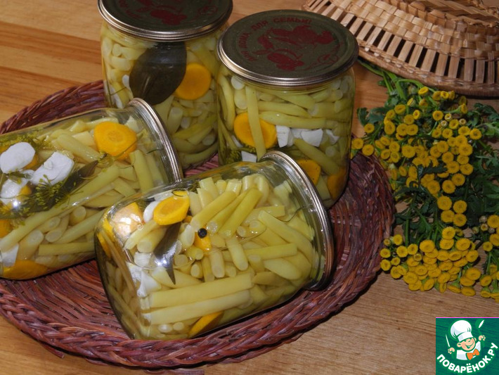 Стручковая фасоль маринованная – кулинарный рецепт