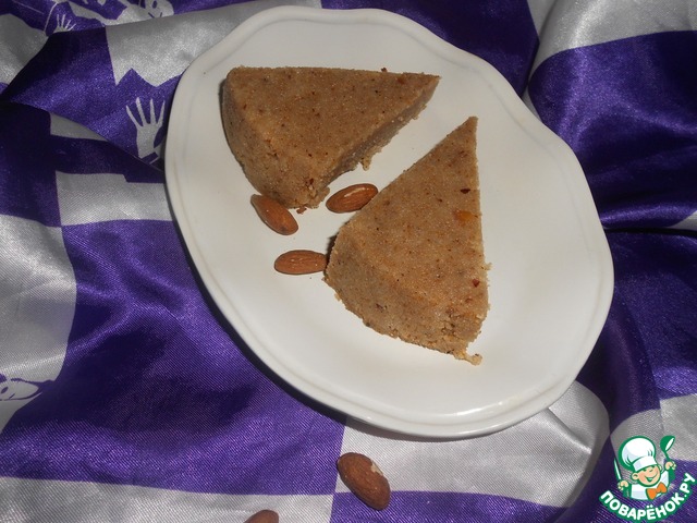 Домашняя халва с миндалем – кулинарный рецепт