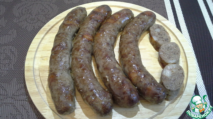 Колбаски из оленины – кулинарный рецепт