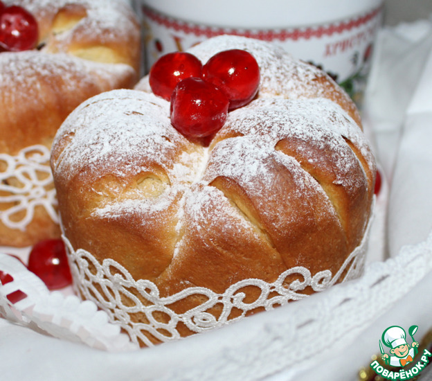 Кулич "Лист клевера" – кулинарный рецепт