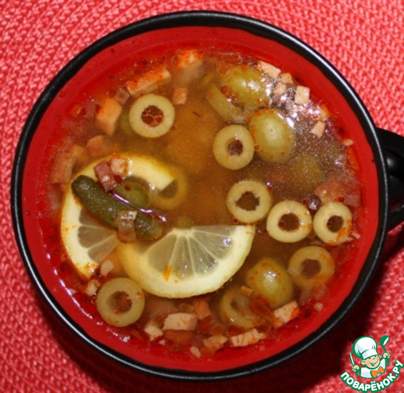 Солянка – кулинарный рецепт