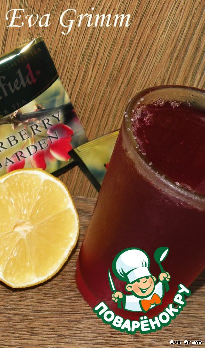 Холодный барбарисовый чай с черной смородиной – кулинарный рецепт